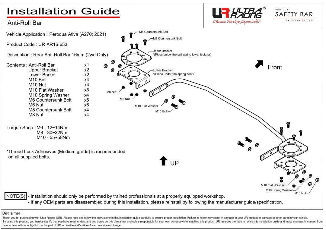 Ultra Racing for Perodua Ativa is available NOW! | Ultra Racing Malaysia